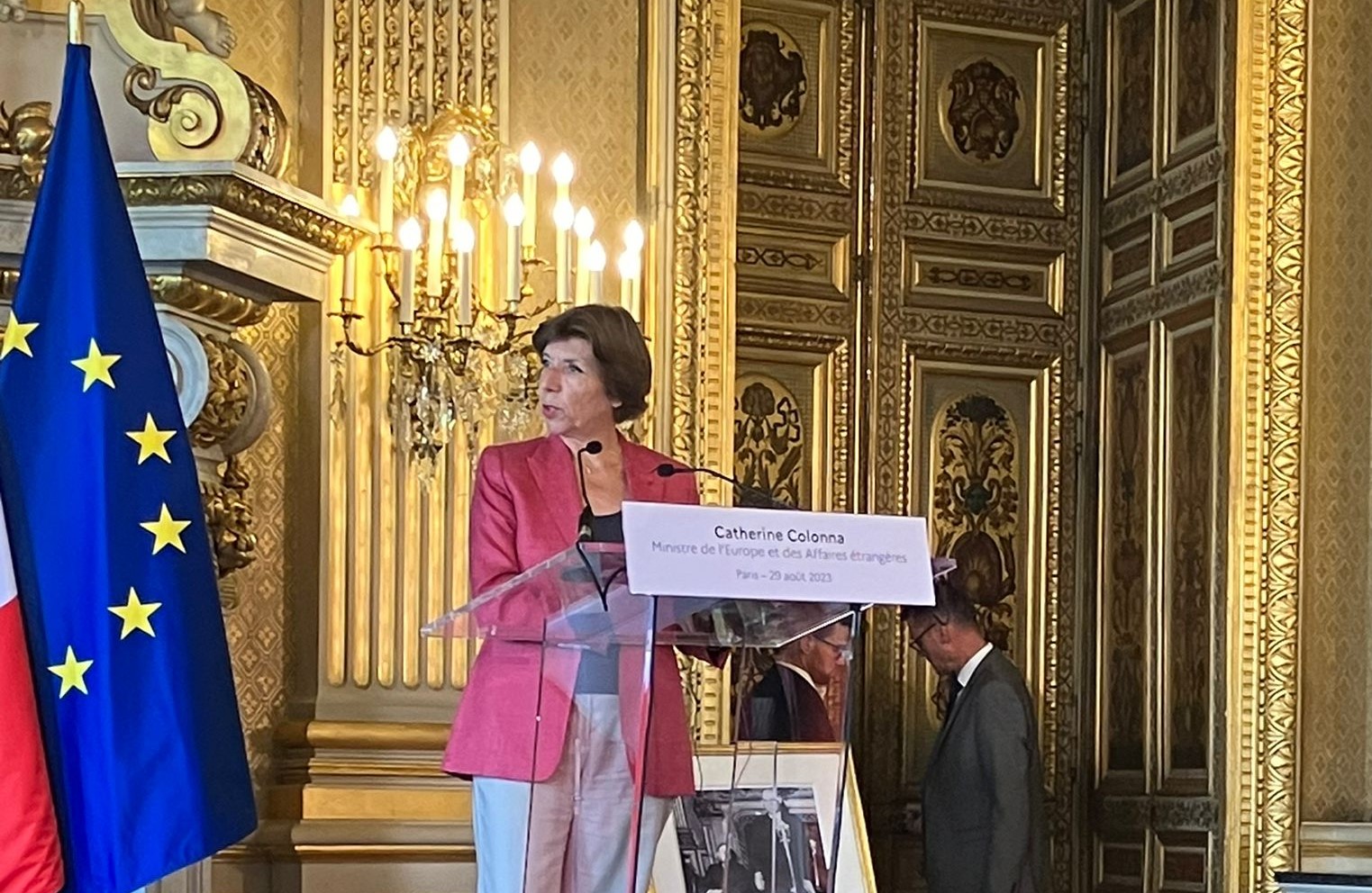 Catherine Colonna: "Le temps ne joue pas en faveur de la Russie" - The ...